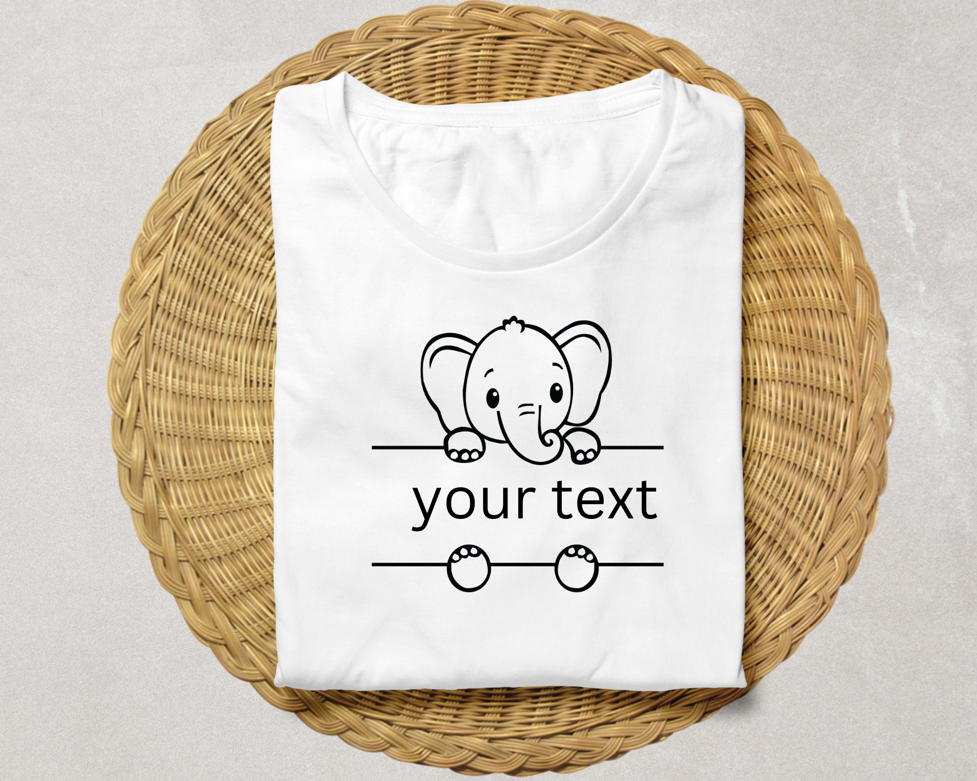Elephant Svg Split Safari Animals Safari Animals Outline - Etsy