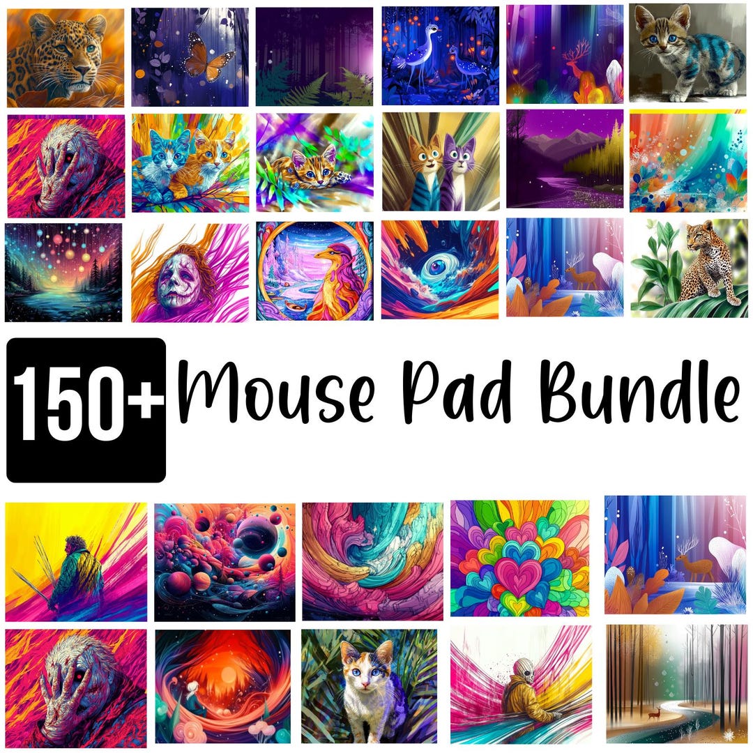 150+ Mouse Pad PNG, Gaming Mouse Pad Designs, Wild Animal and Fantasy ...