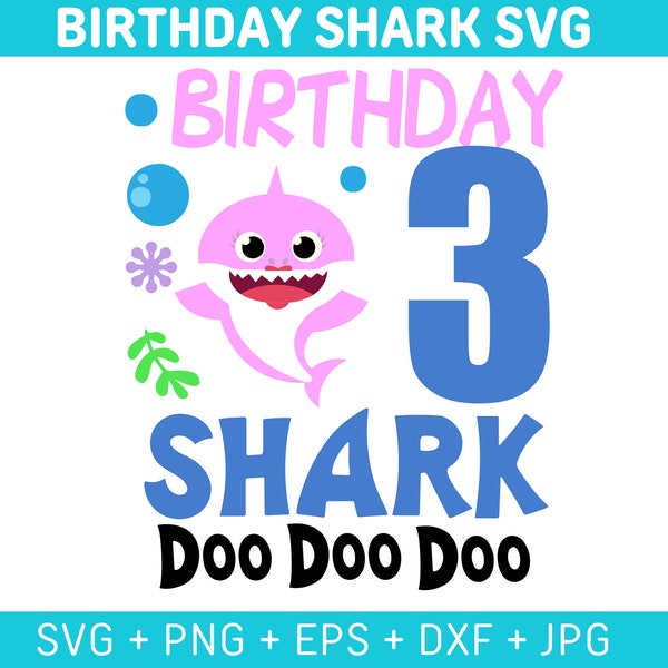 Baby Shark 3rd Birthday Party - Etsy