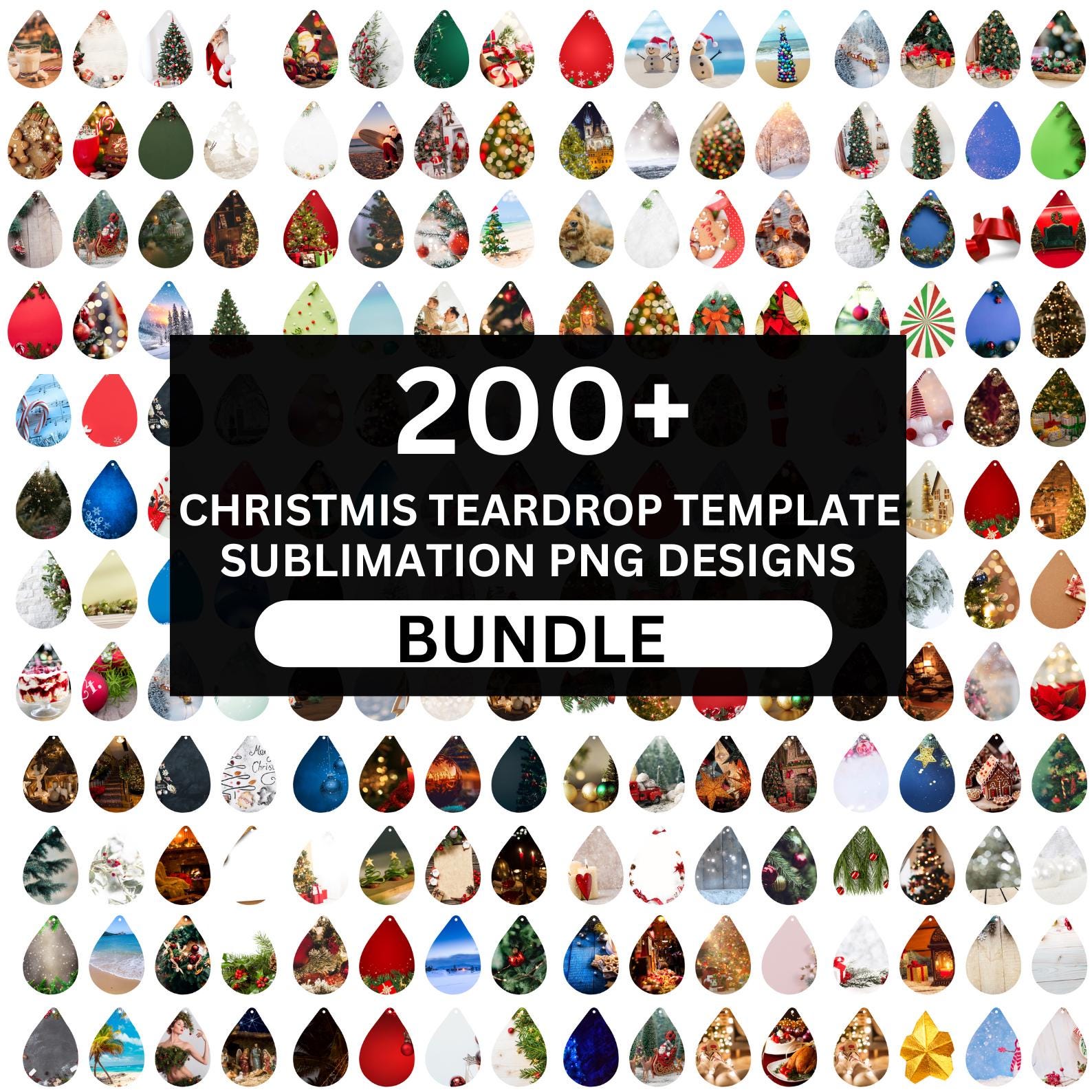 6000+ Teardrop Earring Templete Designs, Sublimation Png Designs Mega ...