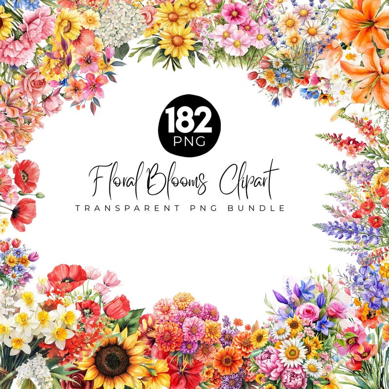 Bloom Garden Png - Etsy