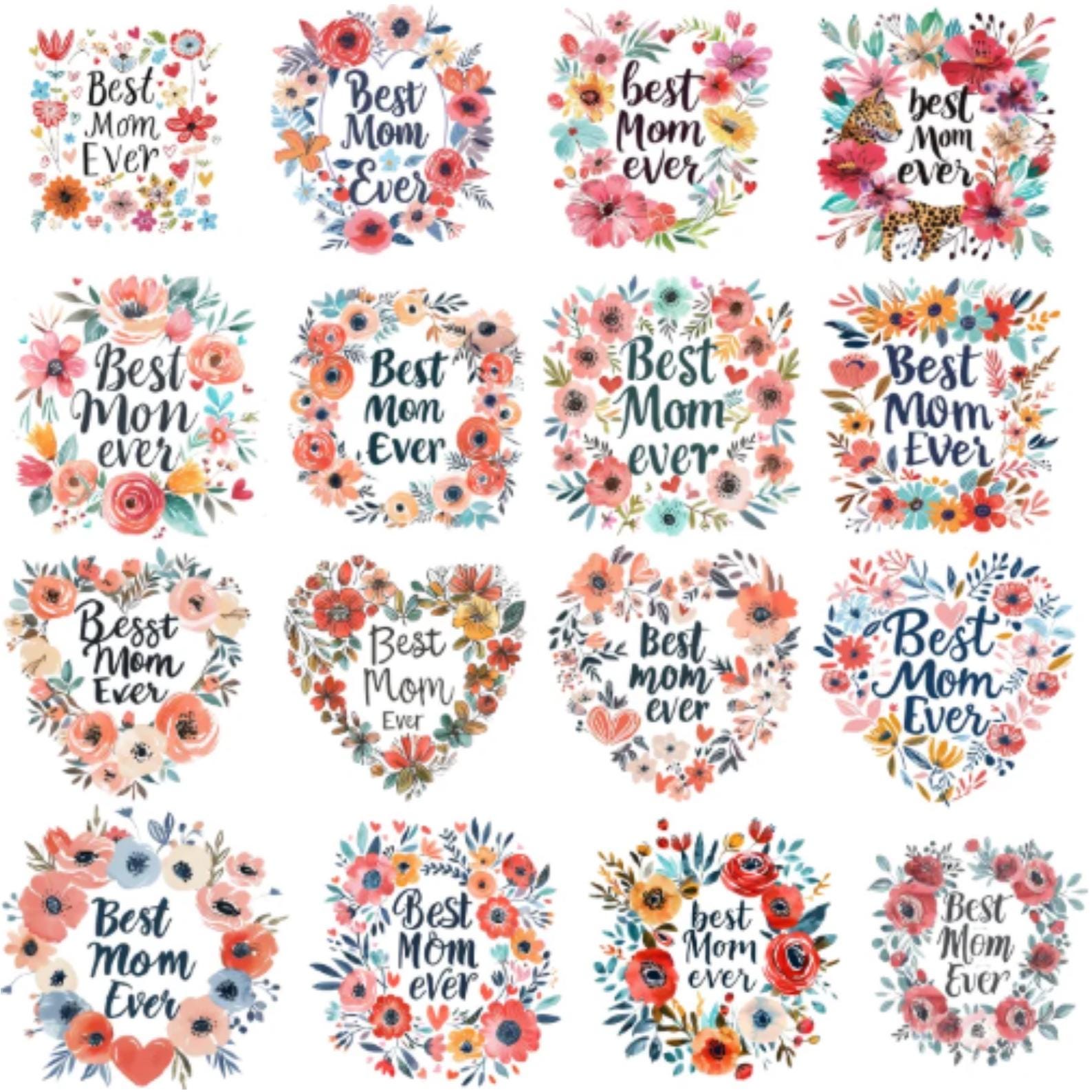 1200+ Mother’s Day PNG Mega Bundle, Mom Clipart Designs, Mothers Day ...