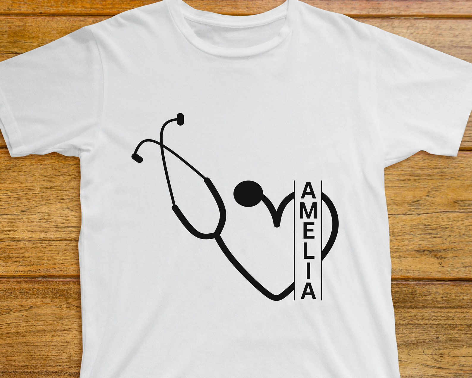 Stethoscope Split Monogram Heart Stethoscope Frame Svg - Etsy