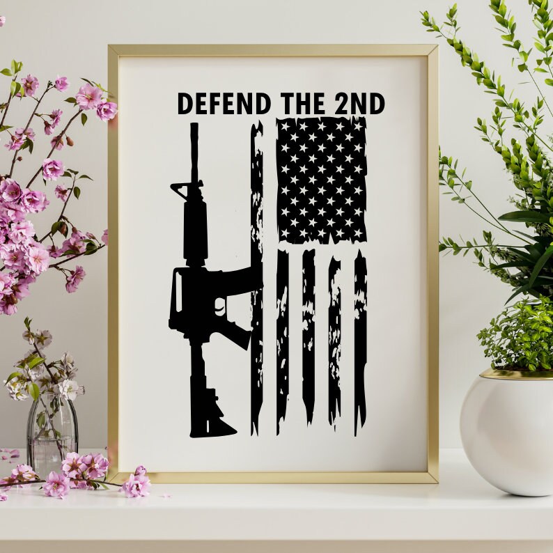 2nd Amendment SVG Bundle, 2A 2nd Amendment, American Flag, Gun Flag ...