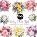 100+ Wedding Flowers Clipart Bundle, Watercolor Floral Png, Floral ...