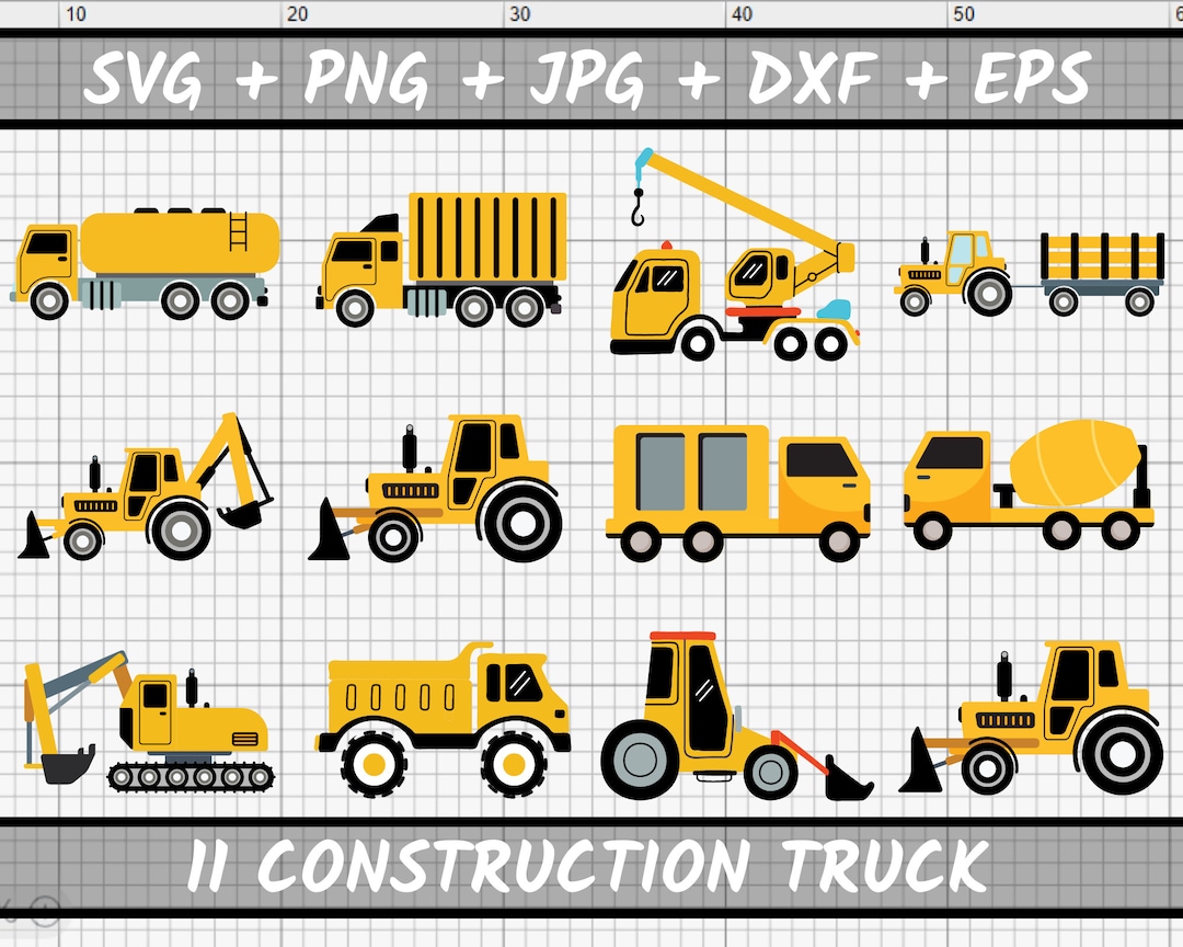 Construction Svg Bundle Construction Clipart Construction - Etsy