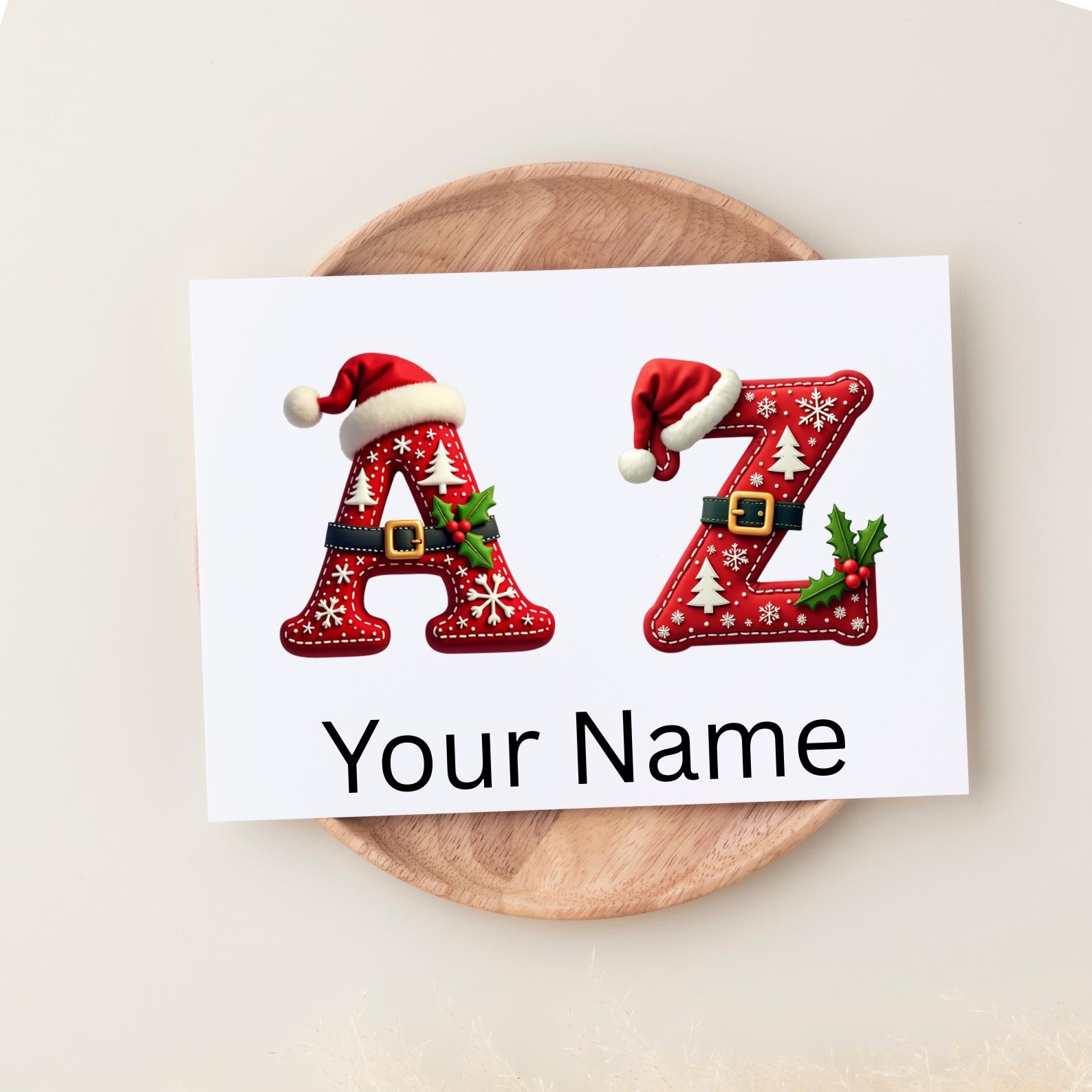 Christmas Alphabet Ornament PNG Bundle, Christmas Letter Ornaments ...