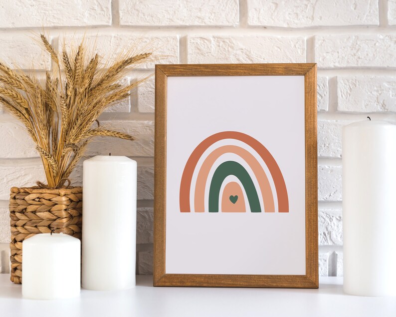 45 Mega Bundle of Boho Rainbow Svg Bundle Cute Rainbow Svg - Etsy