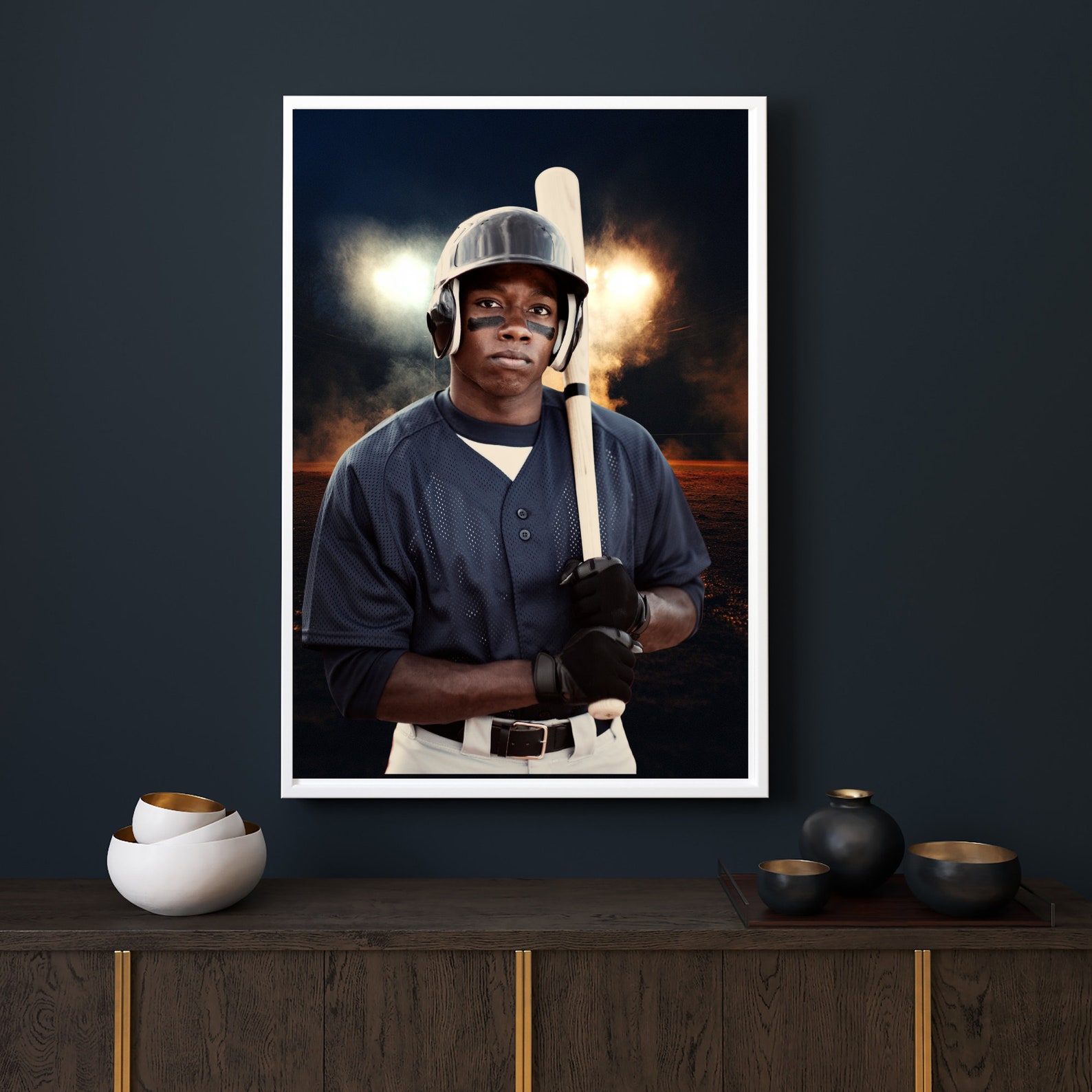 100 Baseball Digital Backdrop Bundle, Baseball Stadium Lights, Football ...
