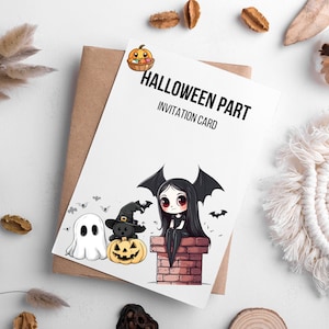100 Spooky Halloween Cartoon Clipart Bundle, Cute Spooky Cartoon Png ...