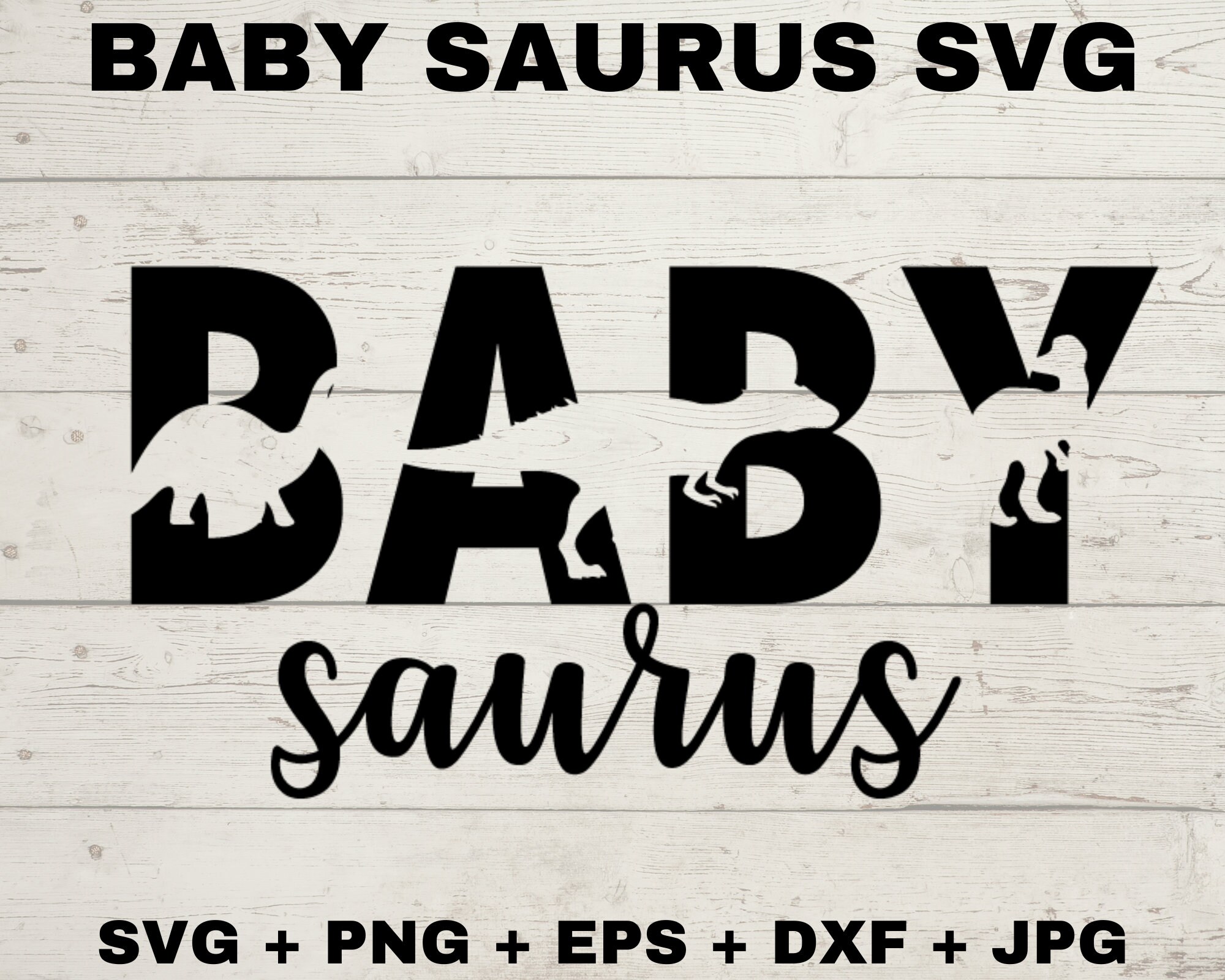 Baby Saurus SVGDXF EPS Png Cut Files Baby Dinosuar Svg Cut - Etsy