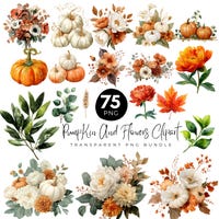 Happy Thanksgiving Digital Graphic: Autumn Clipart (PNG) - Etsy