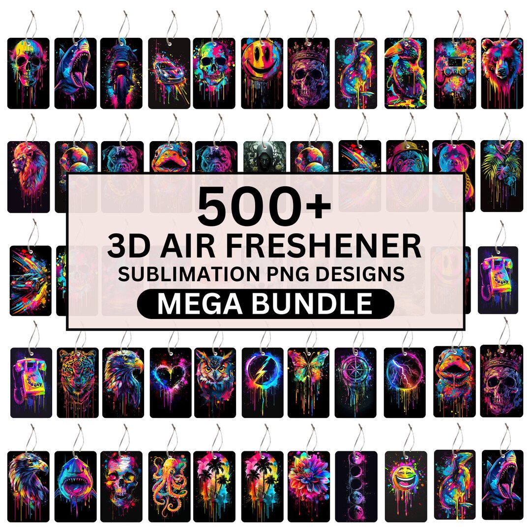 500+ Air Freshener Sublimation Bundle, Air Freshener Sublimation ...