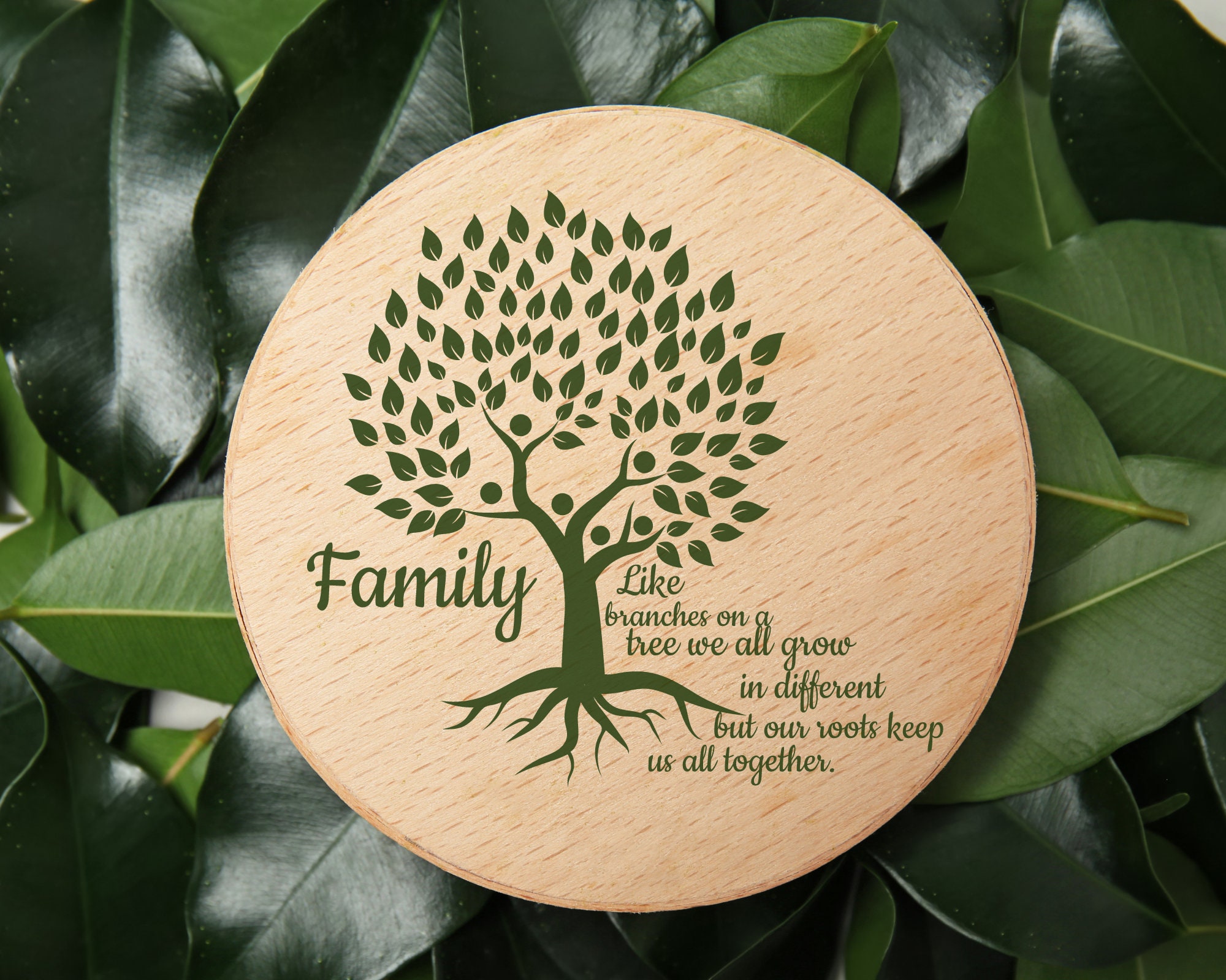 Family Tree With Quotation Svg, Family Reunion Svg, Tree of Life Svg ...