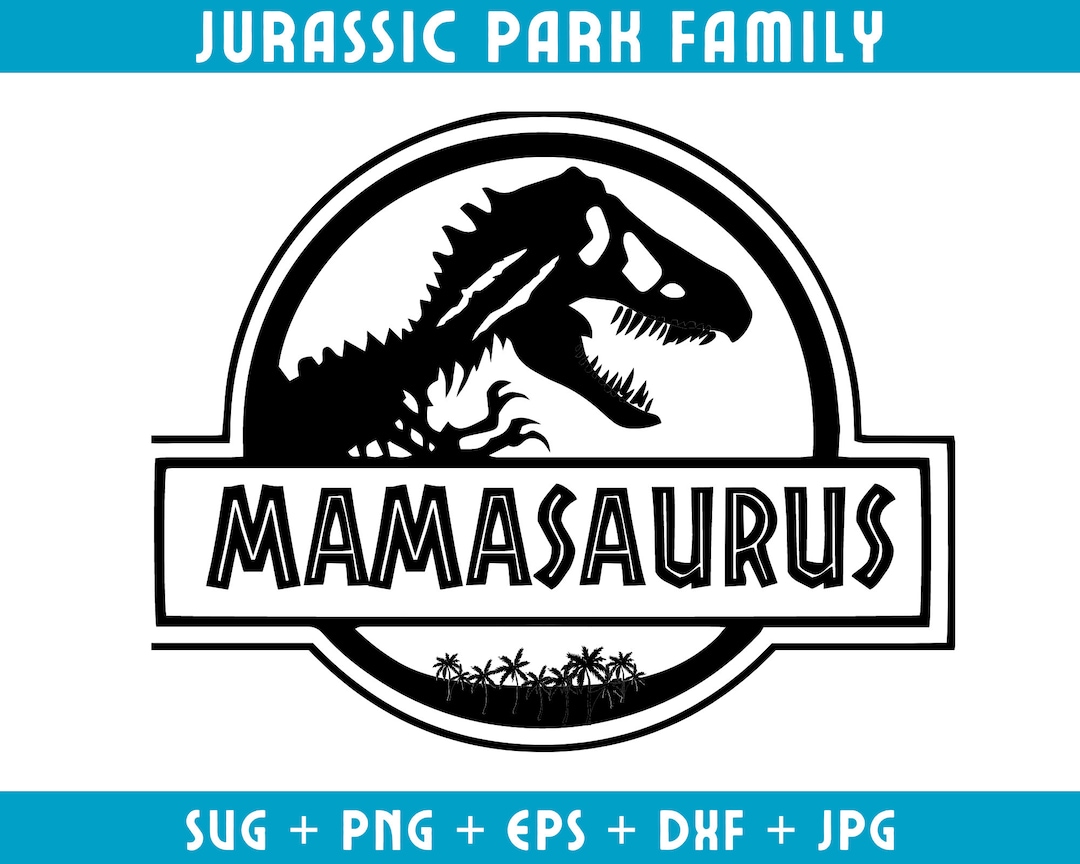 Mamasaurus Jurassic Park Svg, Jurasic World Png, Dinosaur Svg Clip Art ...