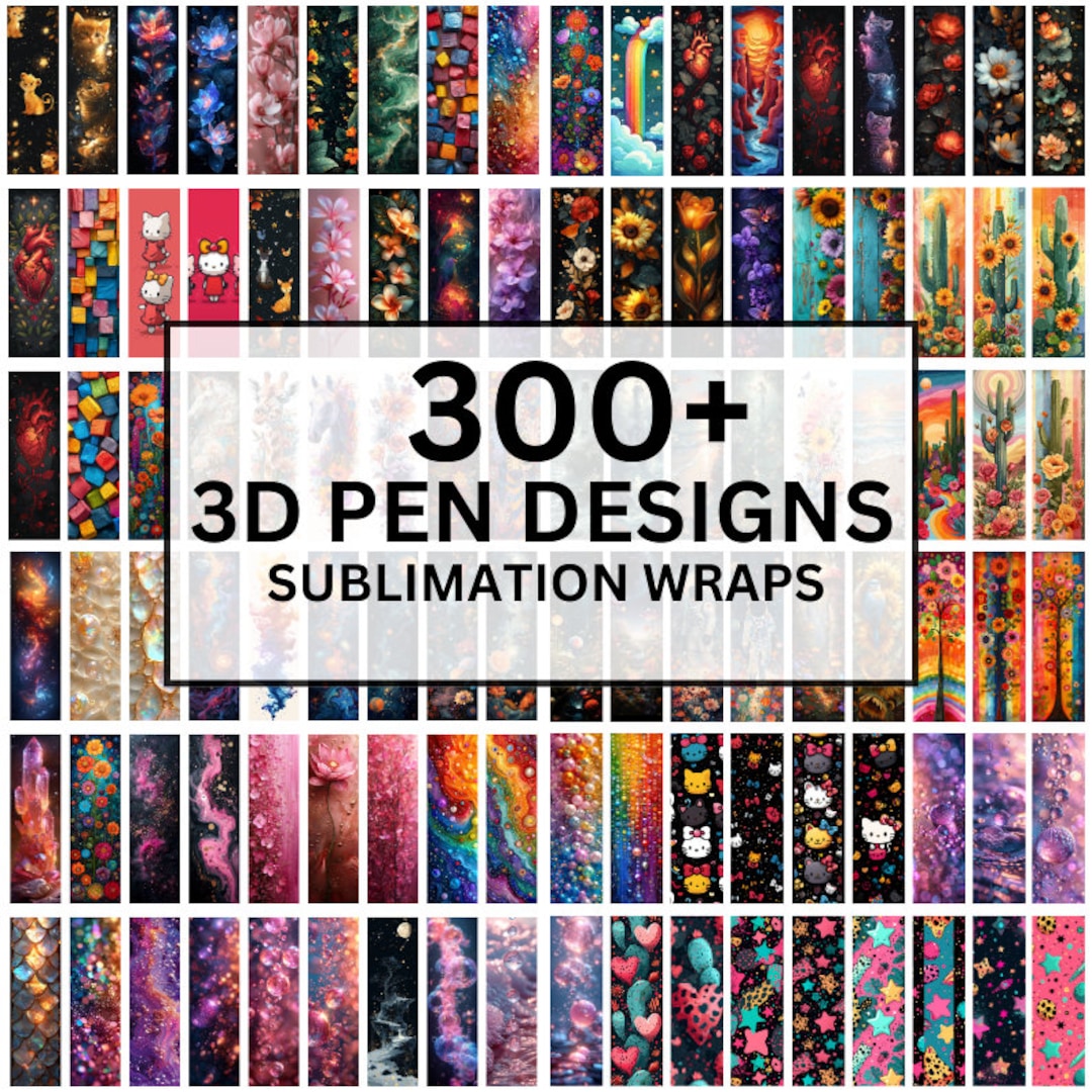 300+ PNG Pen Wrap Bundle, Pen Wrap Sublimation Designs, Epoxy Pen Wraps ...