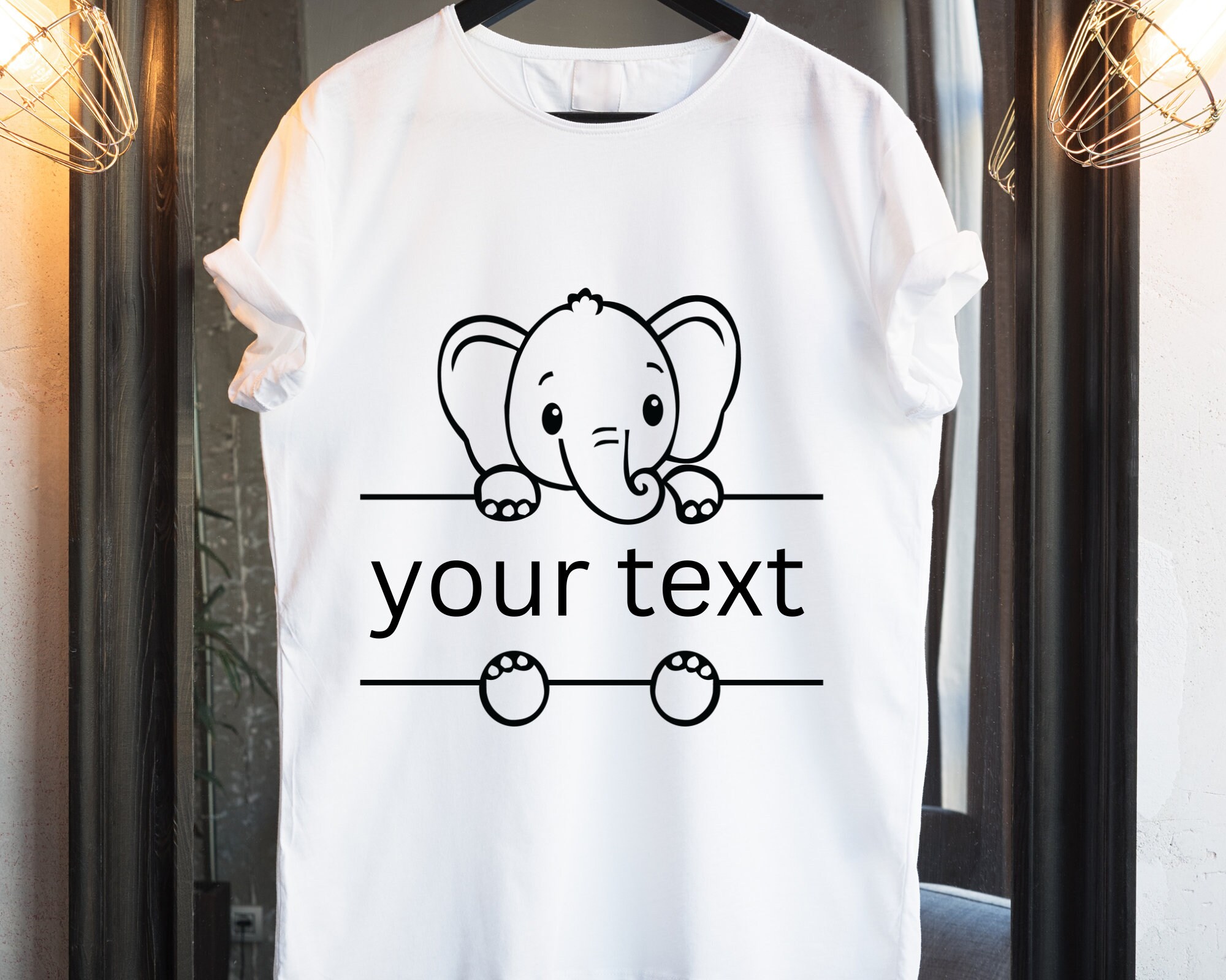 Elephant Svg, Split Safari Animals, Safari Animals Outline Svg, Safari ...