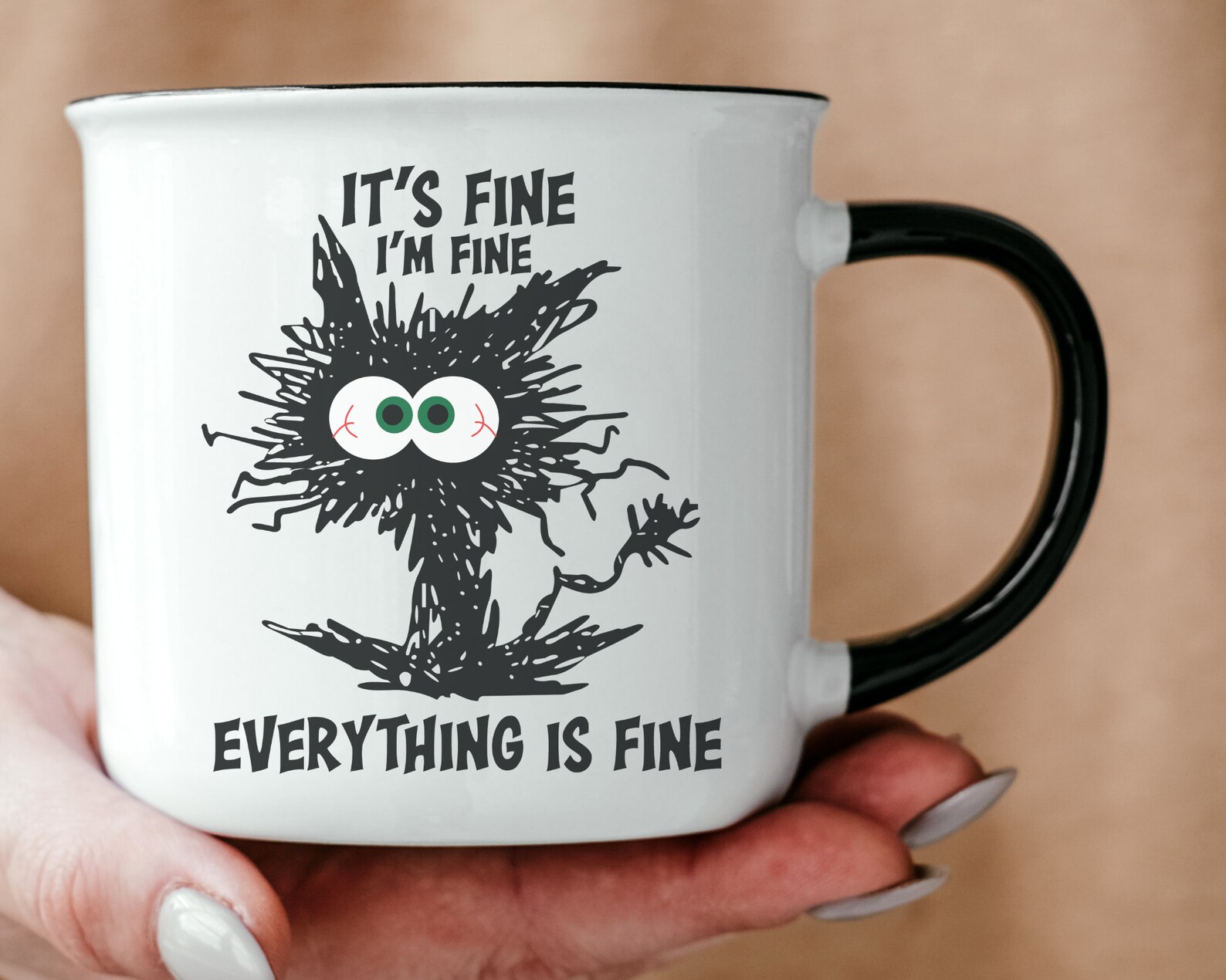 It's Fine I'm Fine Everything is Fine SVG I'm - Etsy