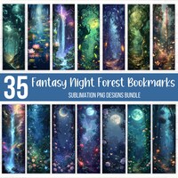 Alien Printable Bookmarks: Sci-fi Art, Set of 25 (printable PNG & PDF ...