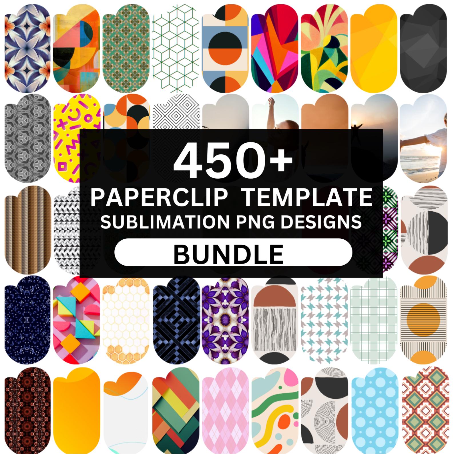 5000+ Paper Clip Templete Mega Bundle, Book Mark Sublimation Design ...