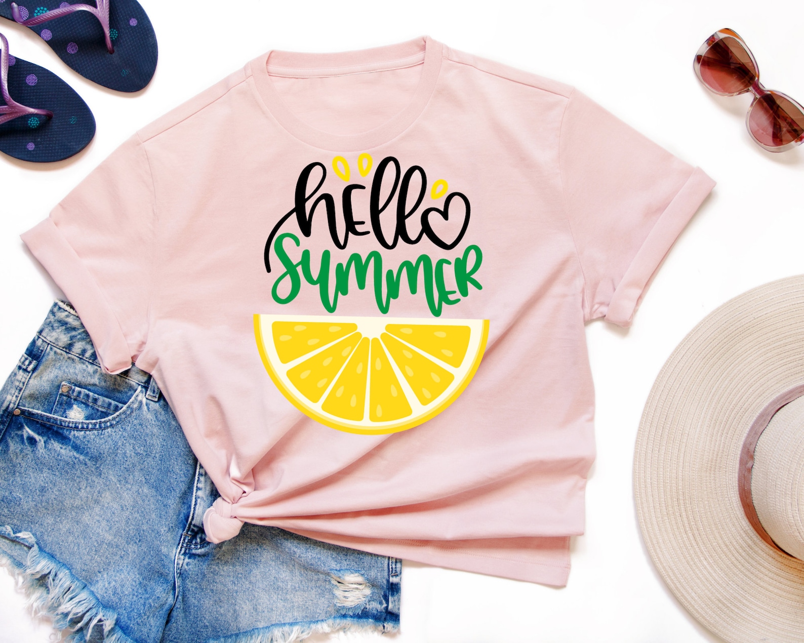 15 Design Lemon Svg Bundle Lemonade Svg Hello Summer Svg - Etsy
