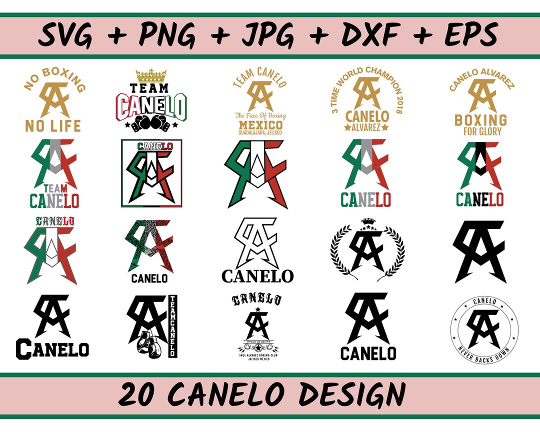 Canelo Svg Cut Files for Cricut Silhouette Canelo Mexican - Etsy Australia