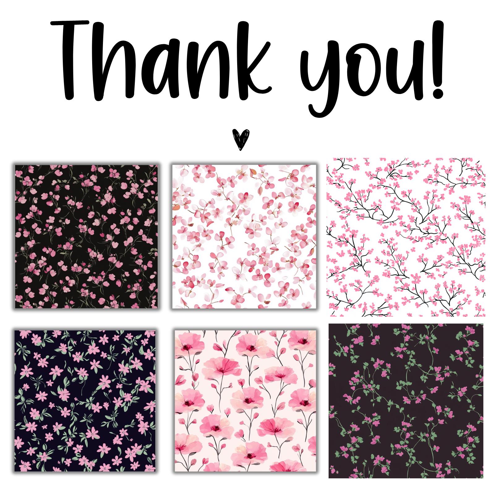 150+ Watercolor Floral Digital Paper Bundle, Seamless Flower Patterns ...