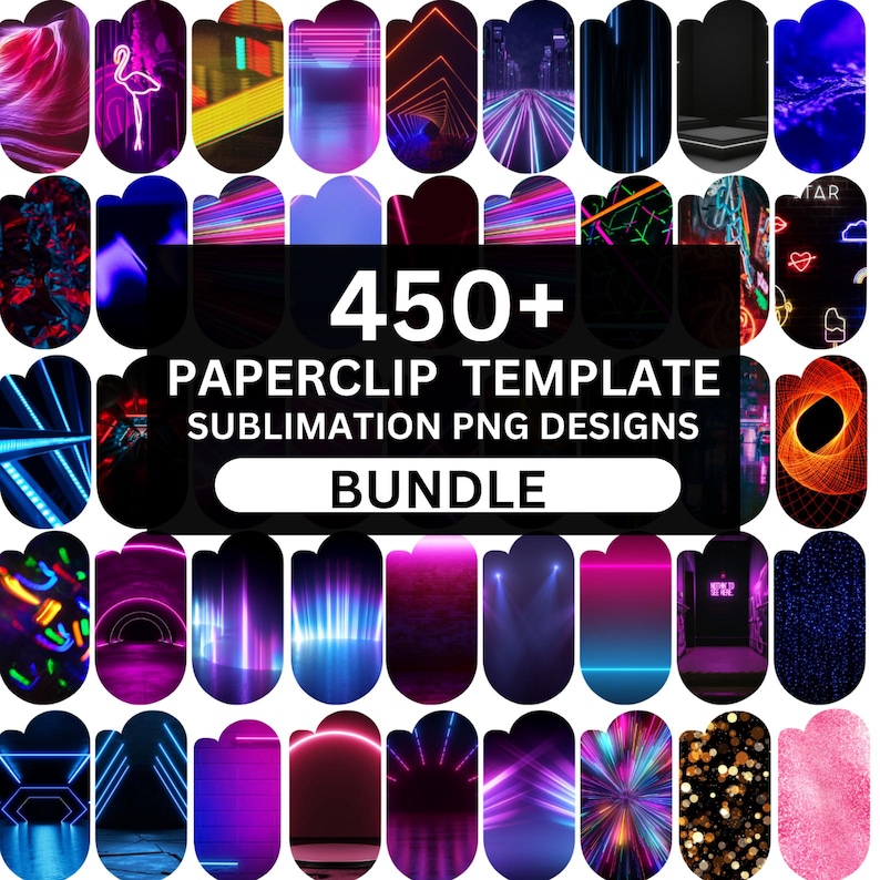 5000+ Paper Clip Templete Mega Bundle, Book Mark Sublimation Design ...