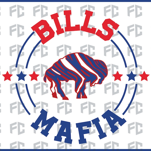 Buffalo Bills Font - Etsy