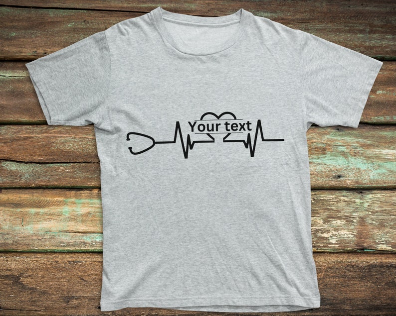 Stethoscope Split Monogram Heart Stethoscope Frame Svg - Etsy