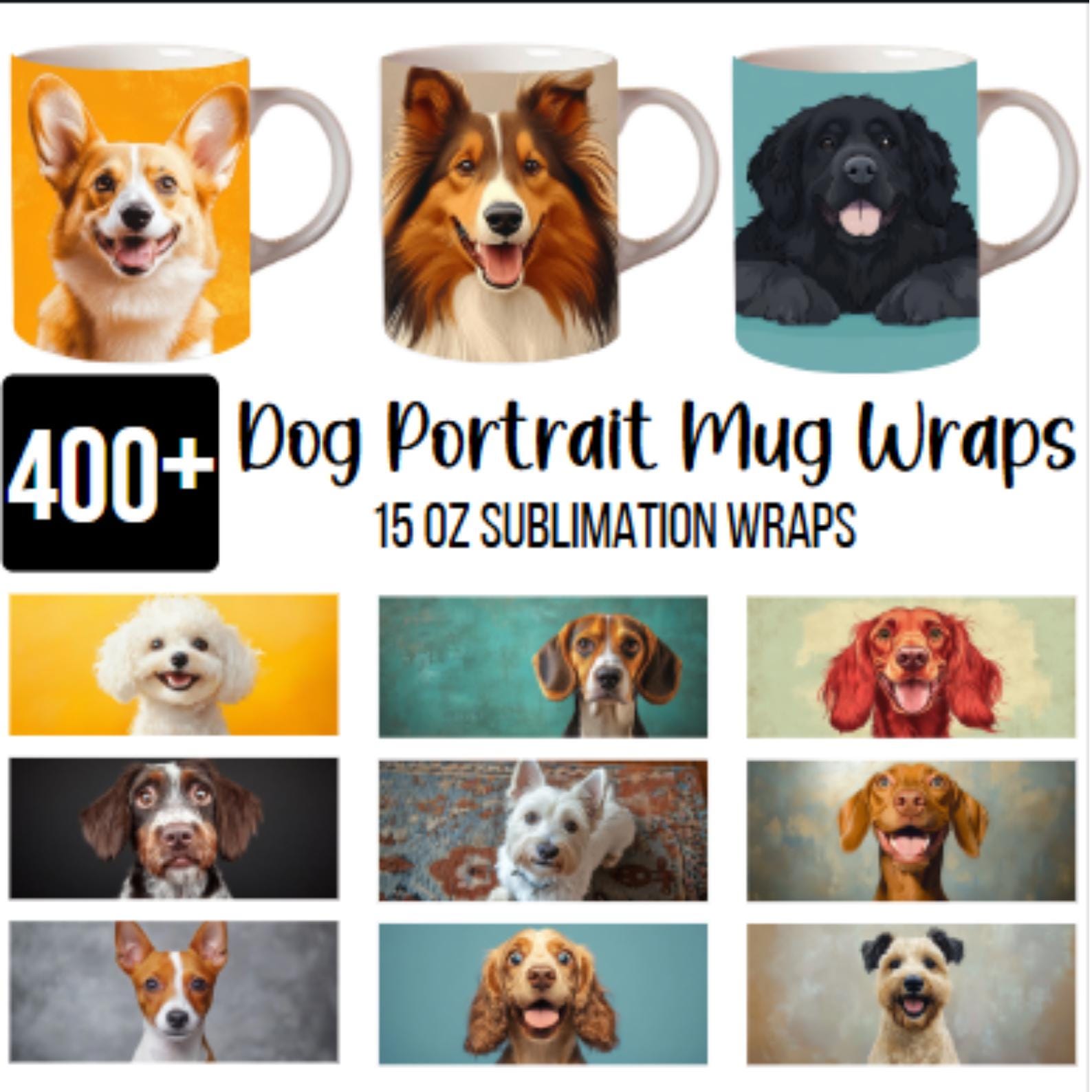 13000+ 3D Mug Wraps Mega Bundle, Abstract, Floral, Animal, Geometric ...