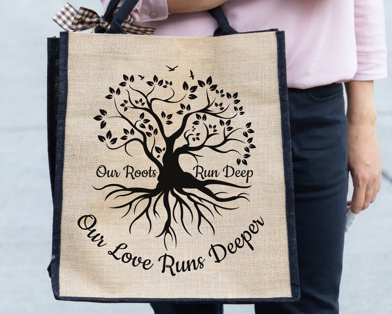 Family Tree With Quotation Svg, Family Reunion Svg, Tree of Life Svg ...