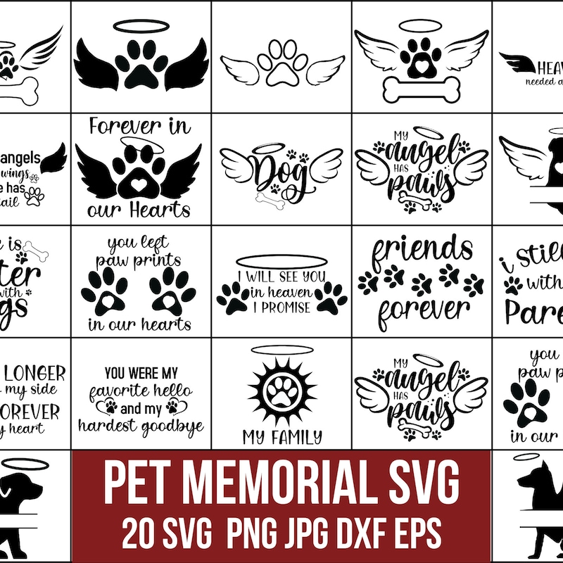 Dog Memorial Mug Wings - Etsy UK