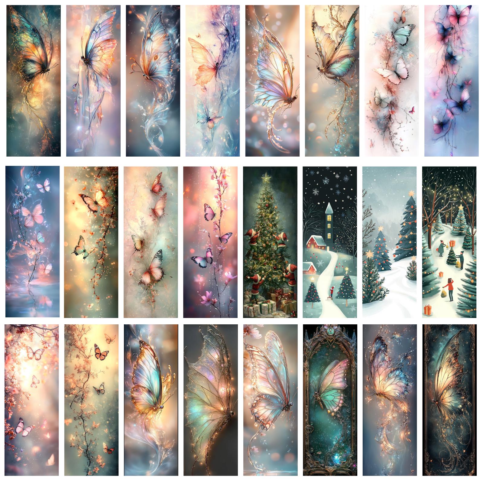 70+ 3D Butterfly Bookmark PNG Bundle, Beautiful Butterfly, Perfect for ...