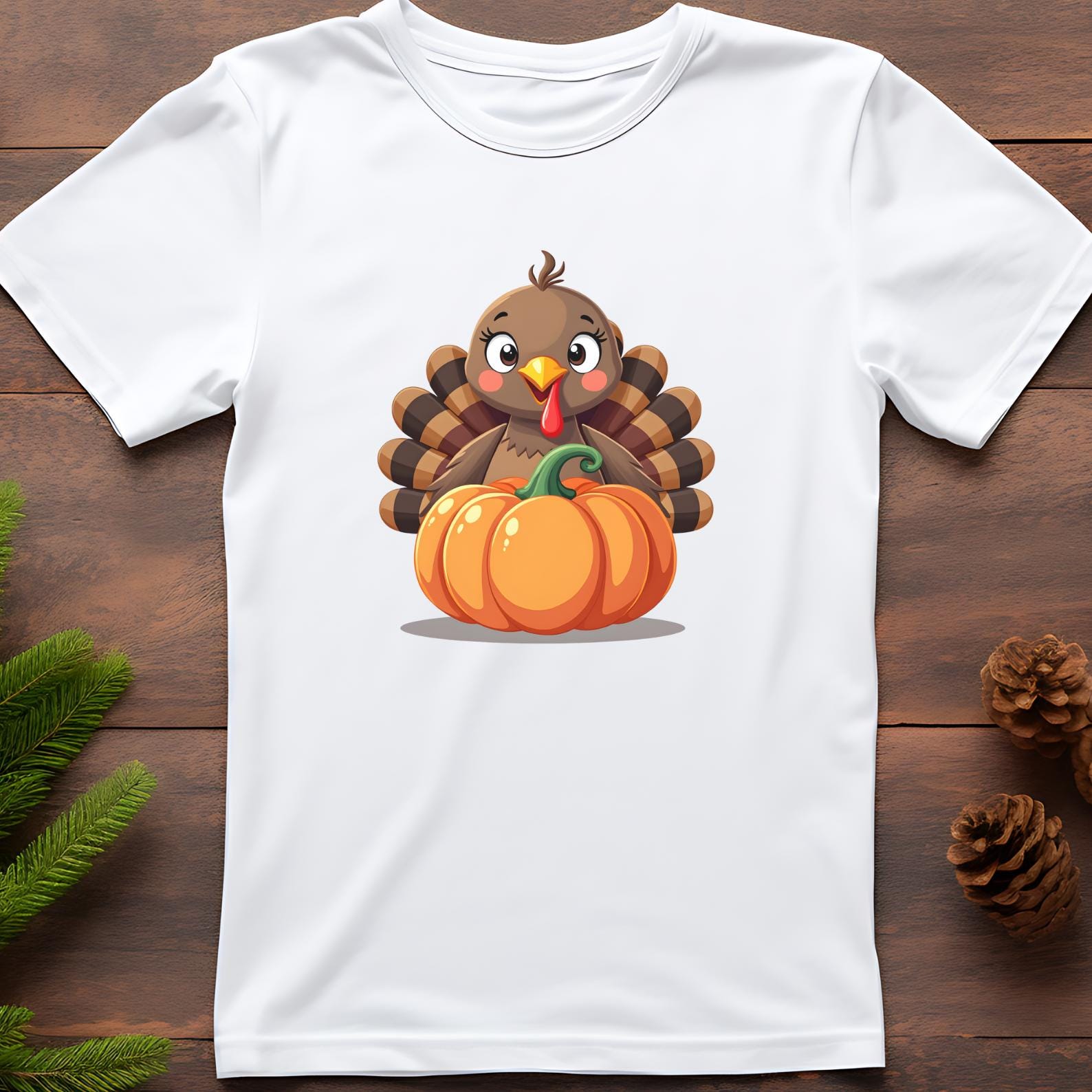 Happy Thanksgiving Clipart Bundle, Happy Turkey Day PNG, Fall Harvest ...