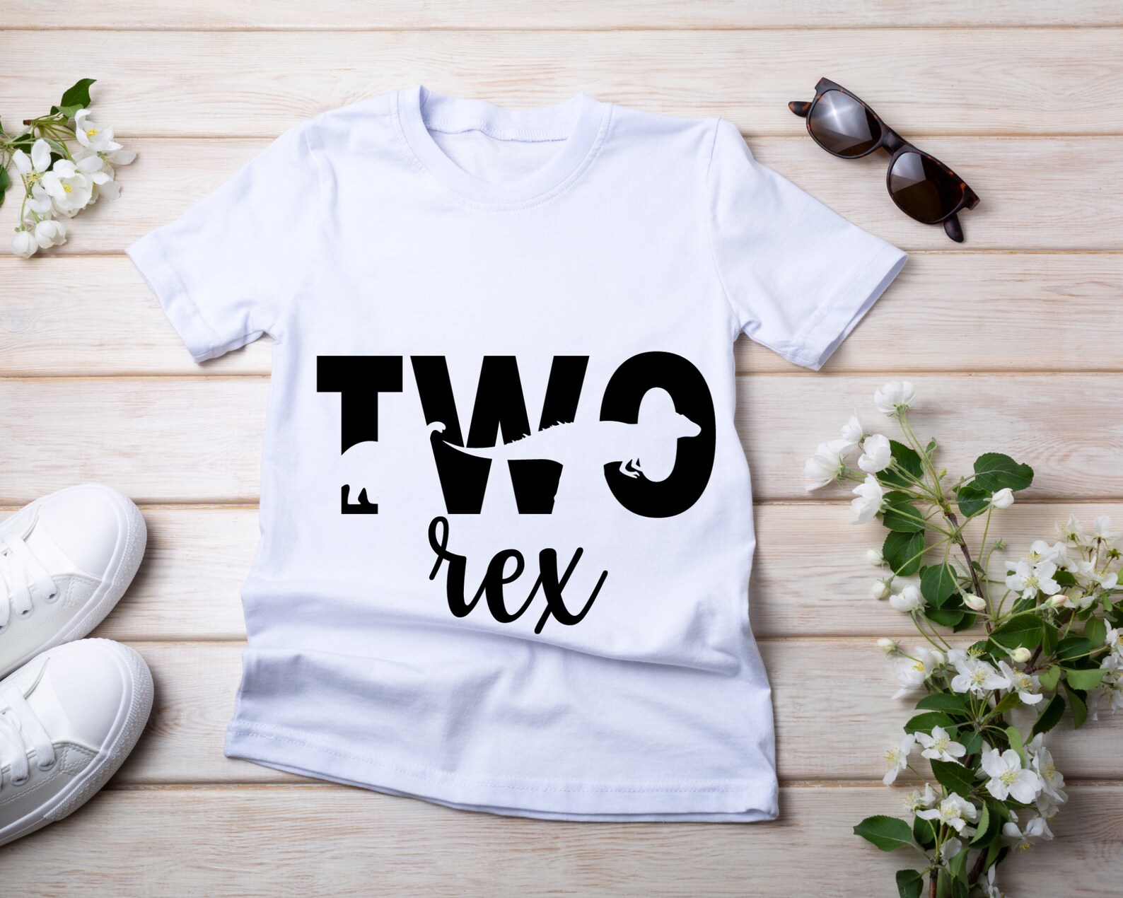 Two Rex Svg 2nd Birthday Svg T-rex Shirt Design Kids Svg - Etsy