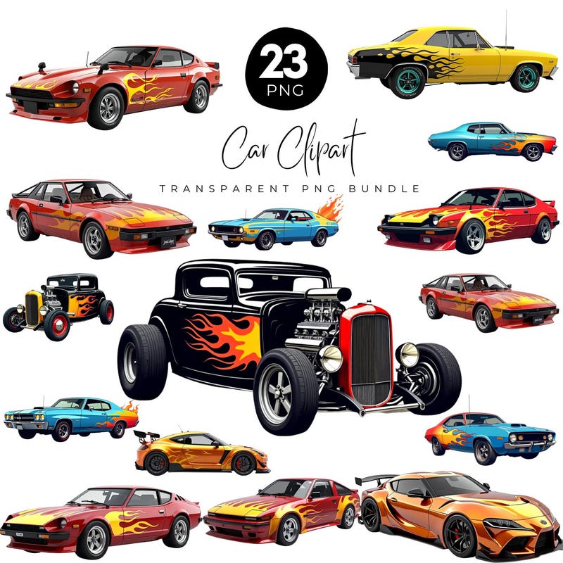 Kids Room Hot Rod Art - Etsy UK