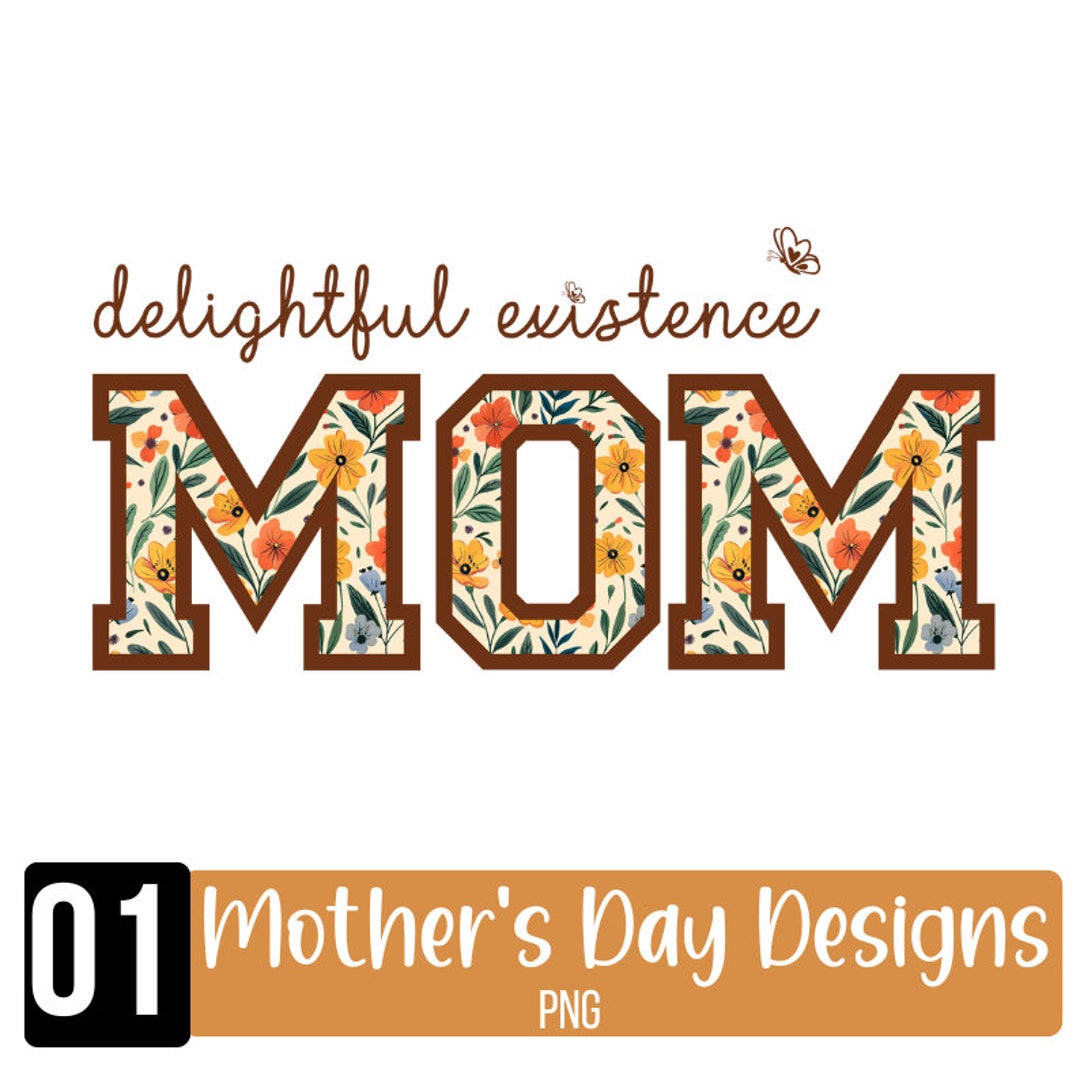 Floral Mom Clipart PNG, Watercolor Mom Designs, Cute Mother's Day ...