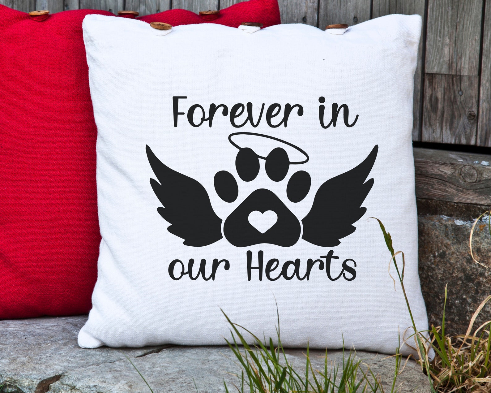 Pet Memorial Svg Bundle Animal Lover Svg Dog Memorial Paw - Etsy