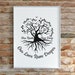 Family Tree With Quotation Svg, Family Reunion Svg, Tree of Life Svg ...