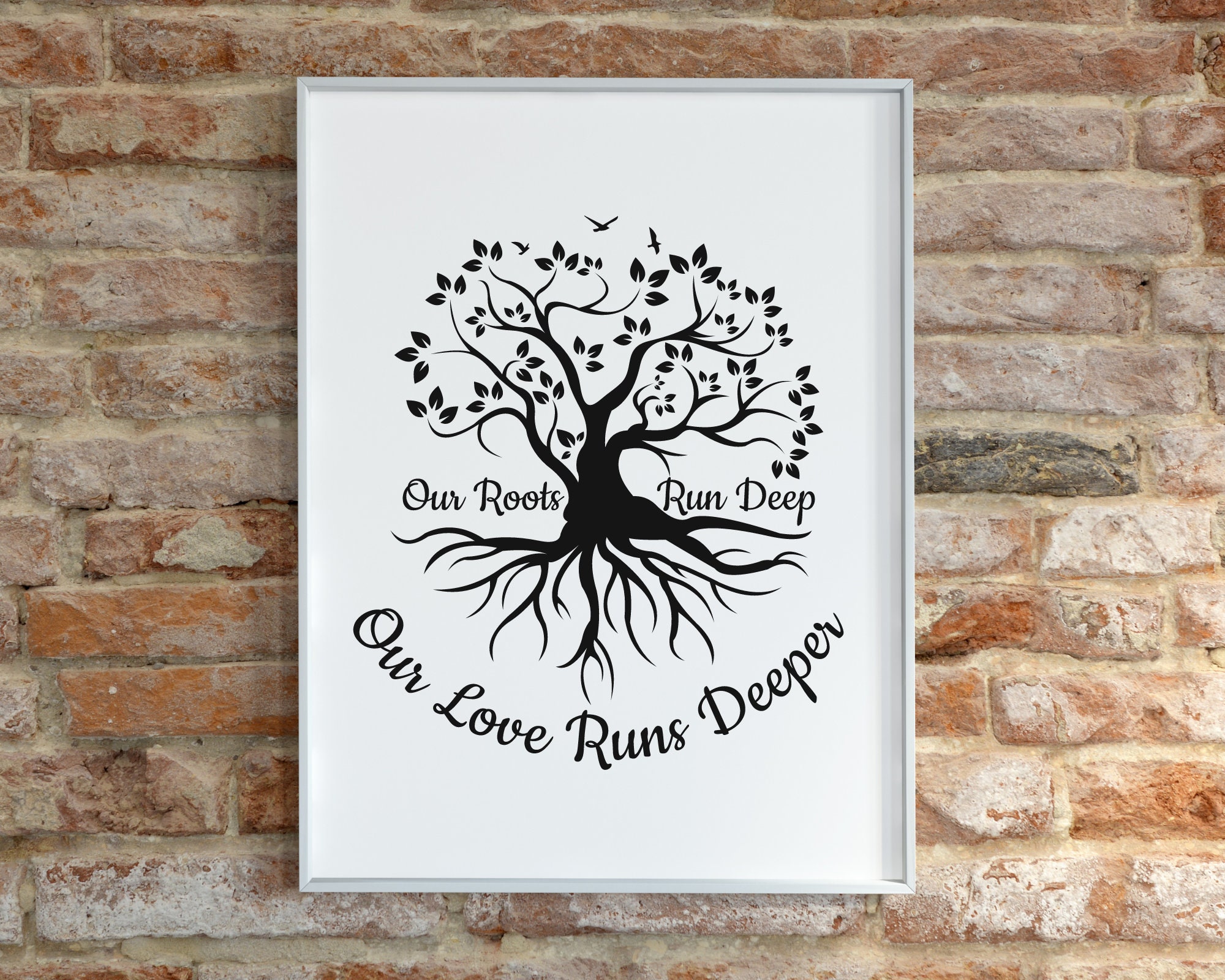 Family Tree With Quotation Svg, Family Reunion Svg, Tree of Life Svg ...