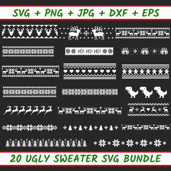 Ugly Sweater Svg - Etsy