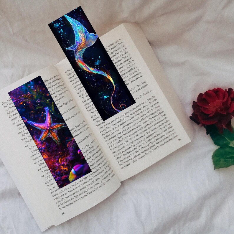 100+ 3D Sea Creatures Bookmarks, Ocean Animal PNG, Underwater Bookmark ...