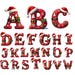 Christmas Alphabet Ornament PNG Bundle, Christmas Letter Ornaments ...