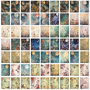 300+ Whimsical & Floral Backgrounds Bundle, Watercolor Whimsy ...