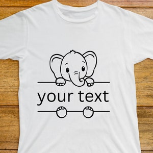 Elephant Svg, Split Safari Animals, Safari Animals Outline Svg, Safari ...