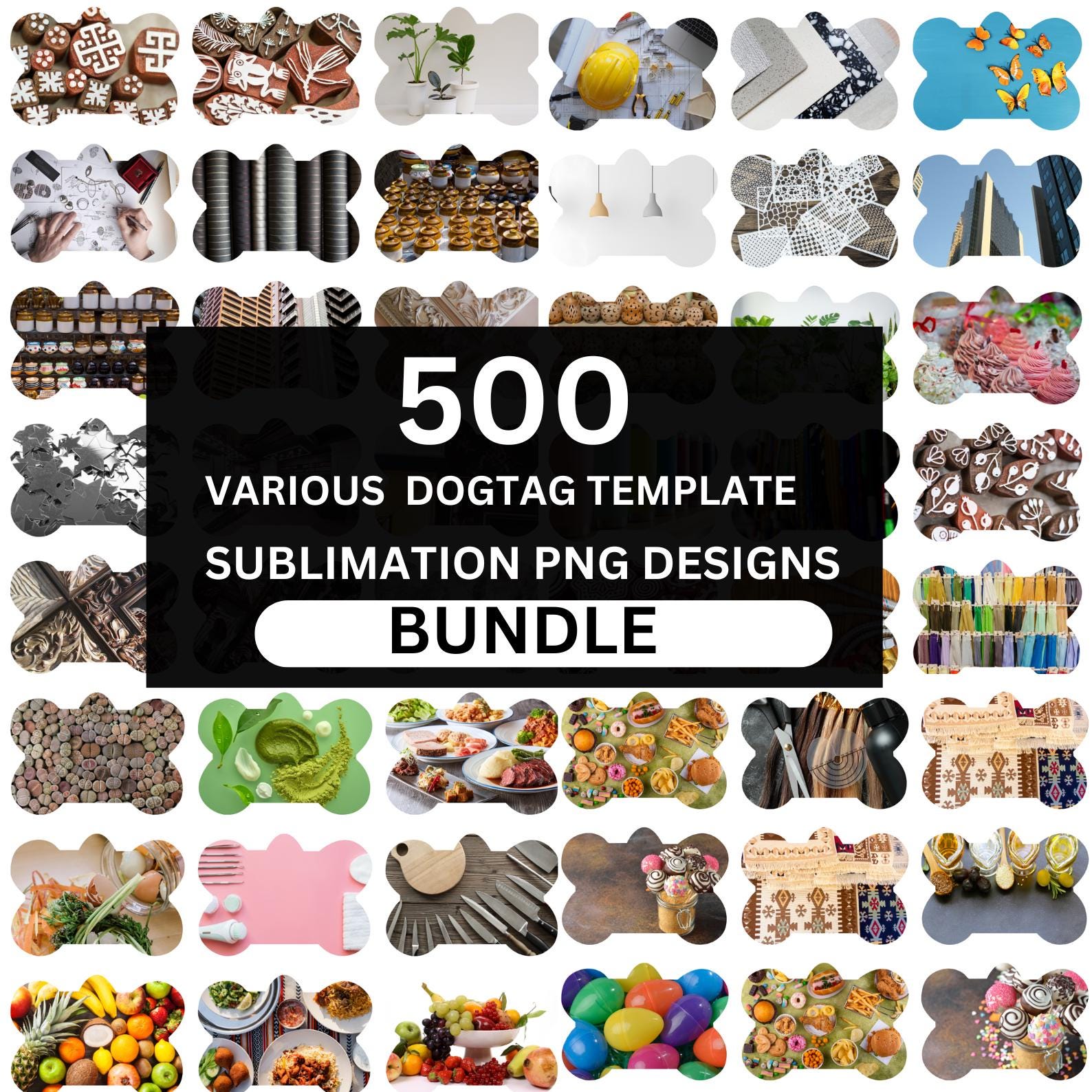 6000+ Dog Bone Tag Png, Sublimation Bundle Png, Pet Tag Png, Bone Dog ...