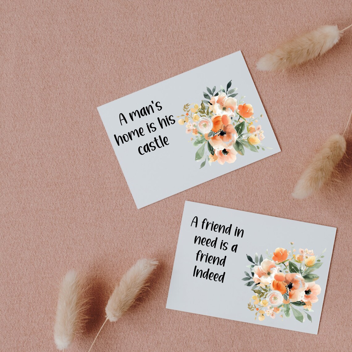 Watercolor Peach Floral Clipart, Peach Flower Png Bundle, Blush Floral ...