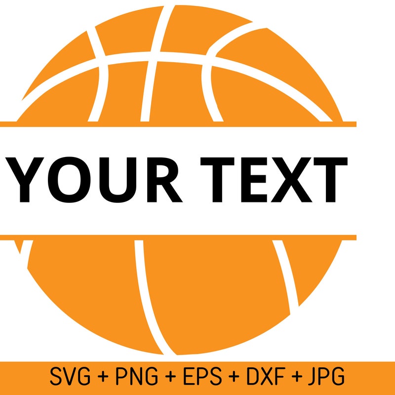 Split Basketball Svg - Etsy