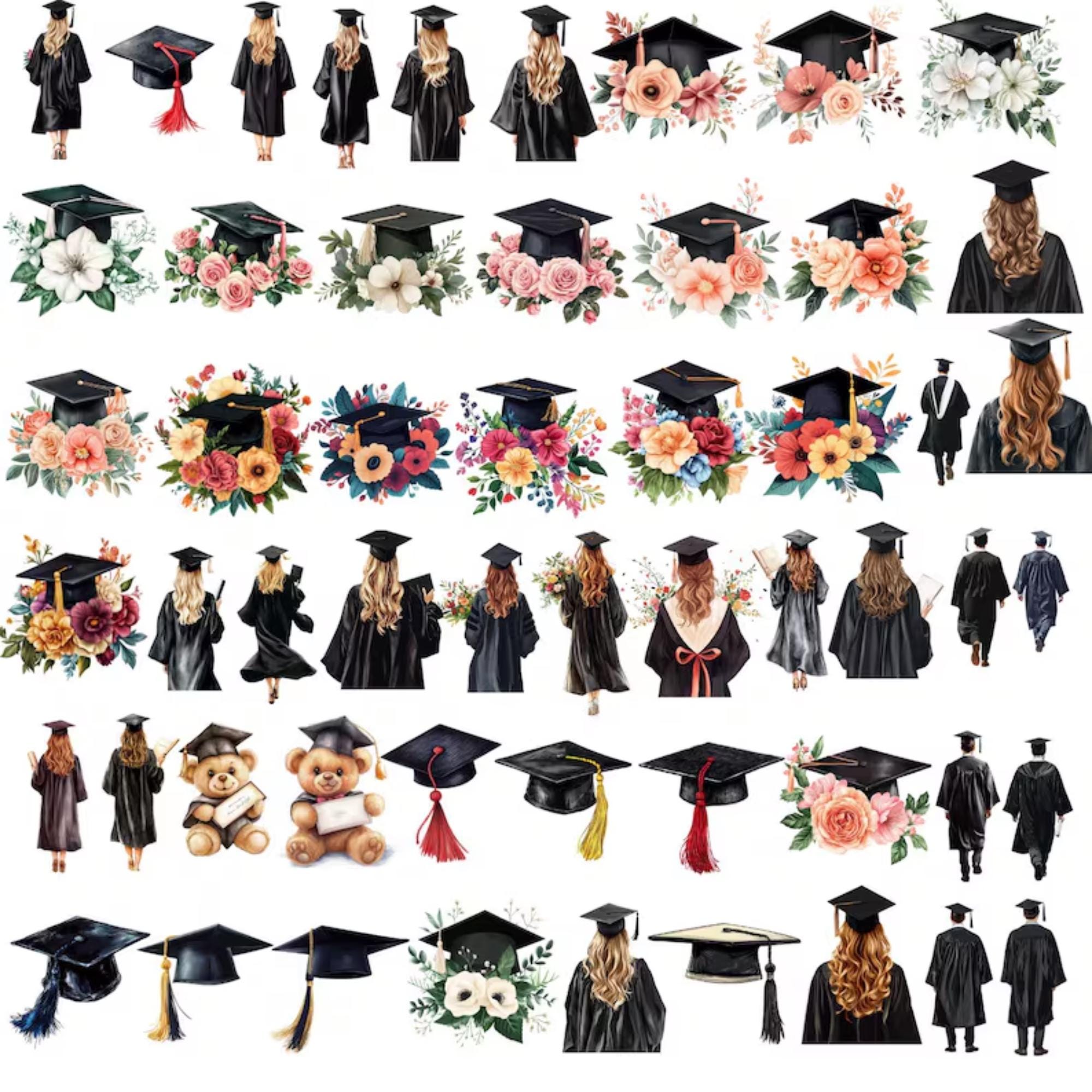 Graduation 2026 PNG Clipart Mega Bundle, Watercolor Class of 2026 ...